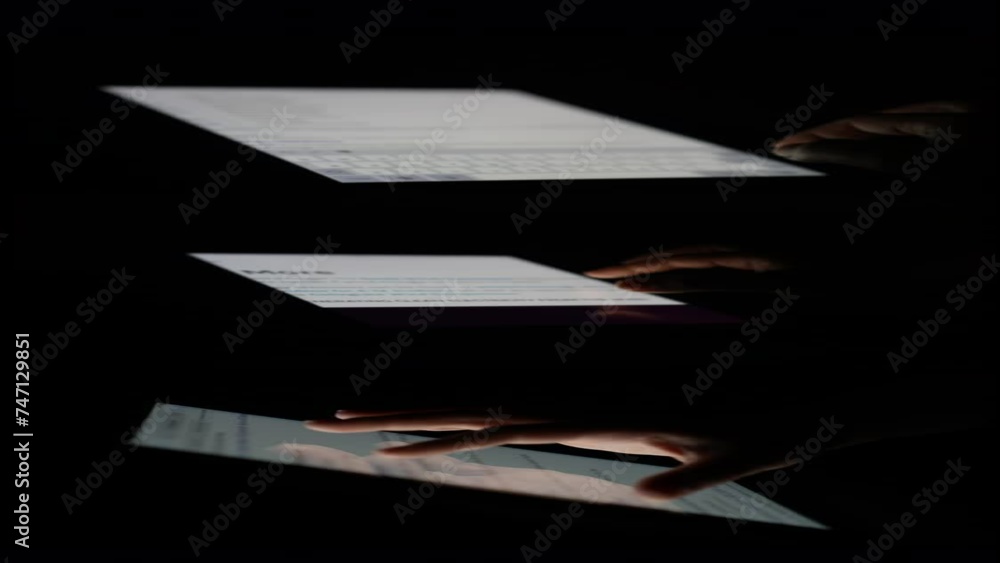 Vidéo Stock Vertical background of extremely close-up human fingers ...