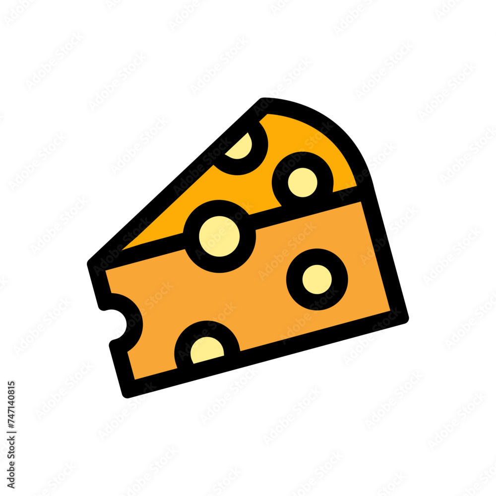 Icones symbole picto fromage fromagerie france couleur epais Stock ...