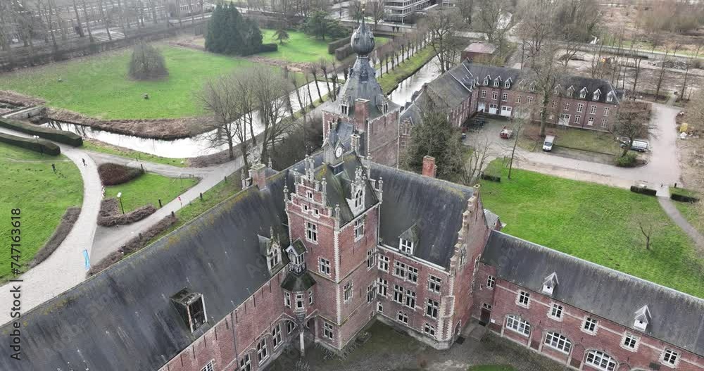 Arenberg Castle castle in Heverlee in Louvain, Belgium.The castle is ...