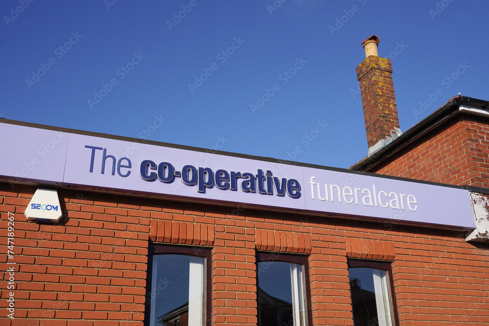 Southampton England 11 January 2024 - The Co-operative funeral care ...