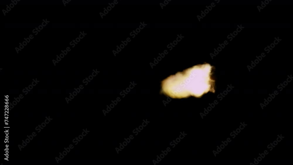 Realistic Muzzle flashes straight fire montage with smoke effect ...