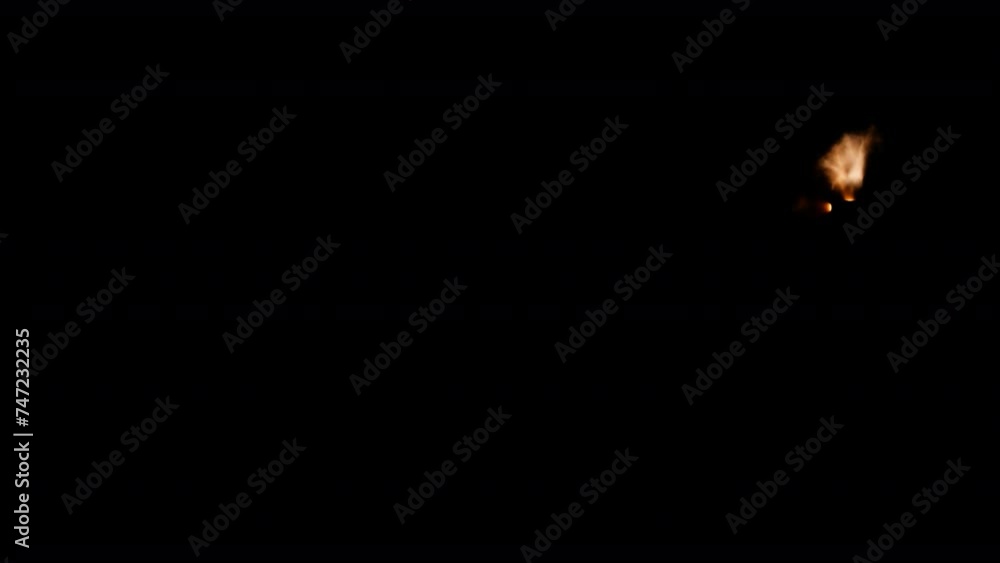 Realistic Muzzle flashes straight fire montage with smoke effect ...