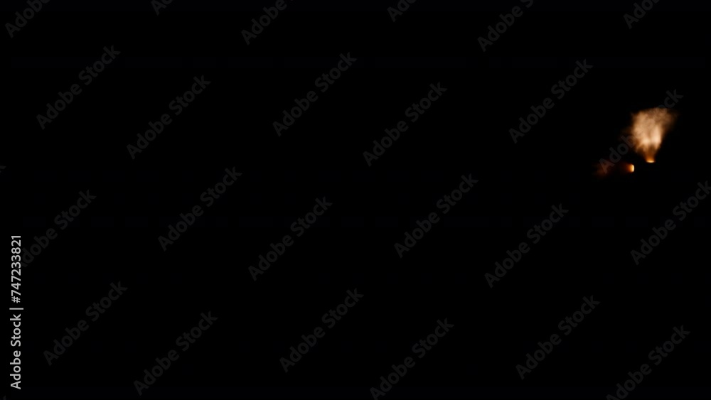 Realistic Muzzle flashes straight fire montage with smoke effect ...