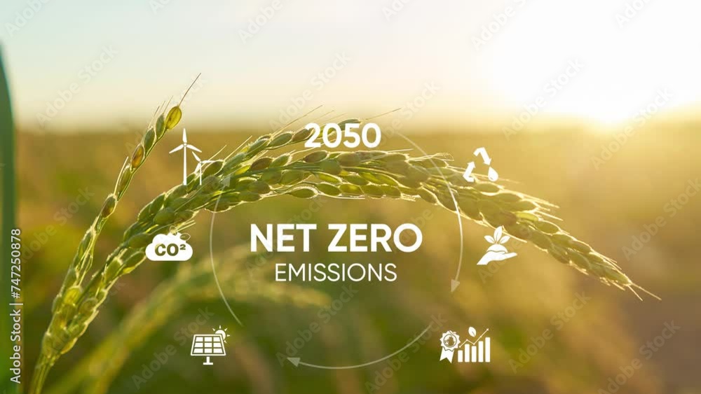 Net zero 2050. Carbon neutral concept. Net zero greenhouse gas ...