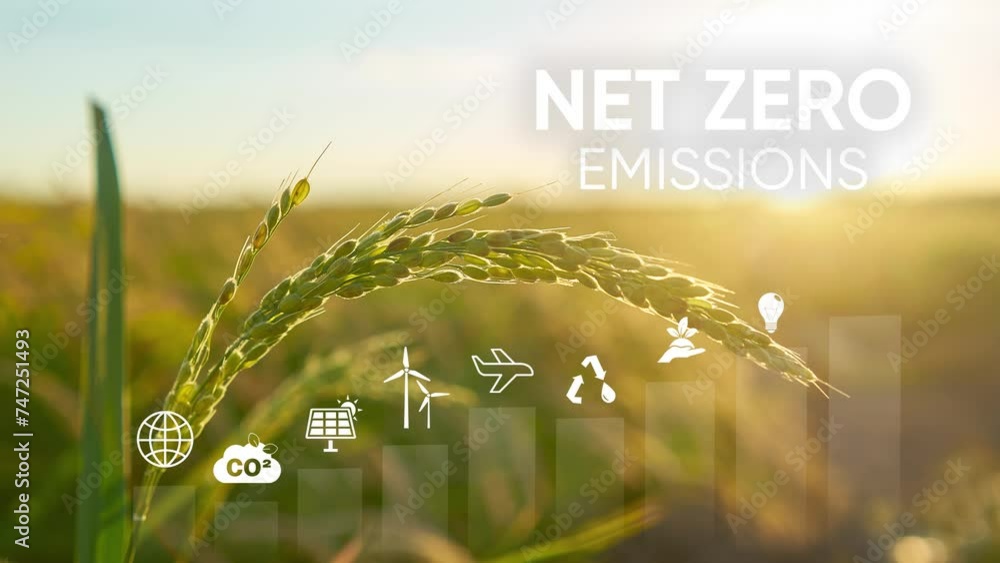 Net zero 2050. Carbon neutral concept. Net zero greenhouse gas ...