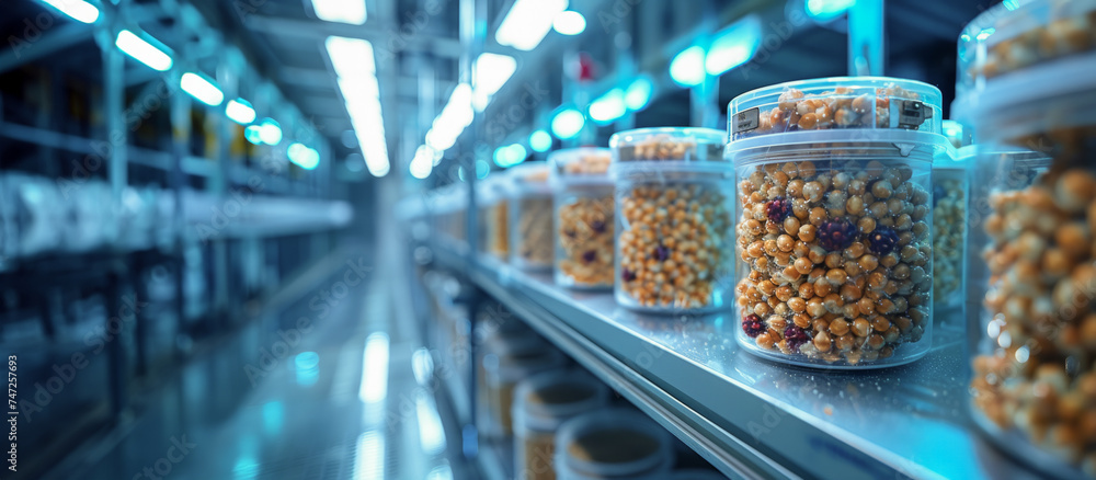 Cryopreservation of seeds in a gene bank, safeguarding agricultural ...