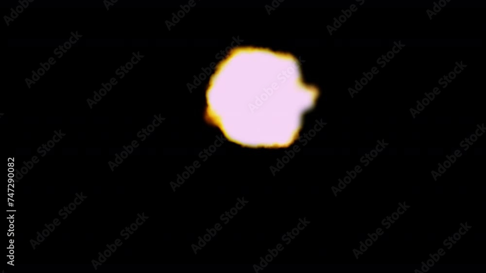 Realistic Muzzle flashes straight fire montage with smoke effect ...