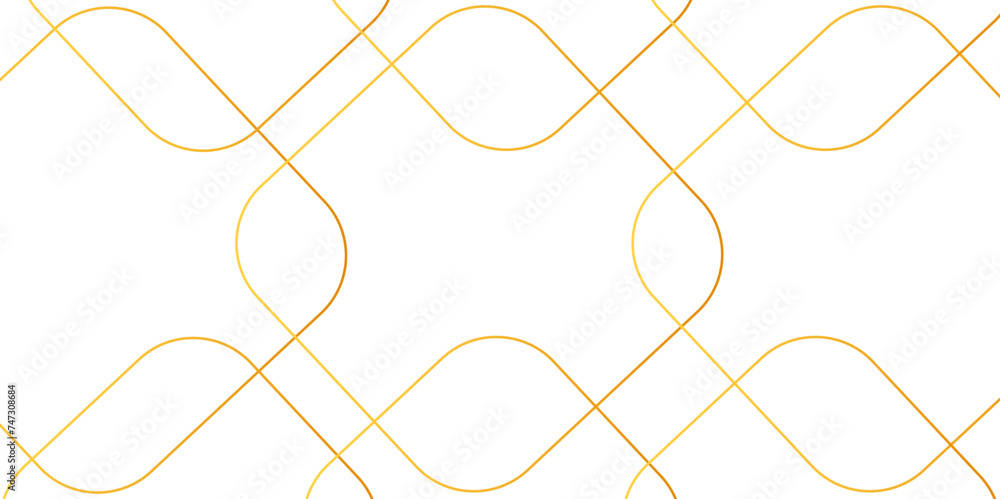 Abstract seamless random geometric golden square lines pattern on a ...