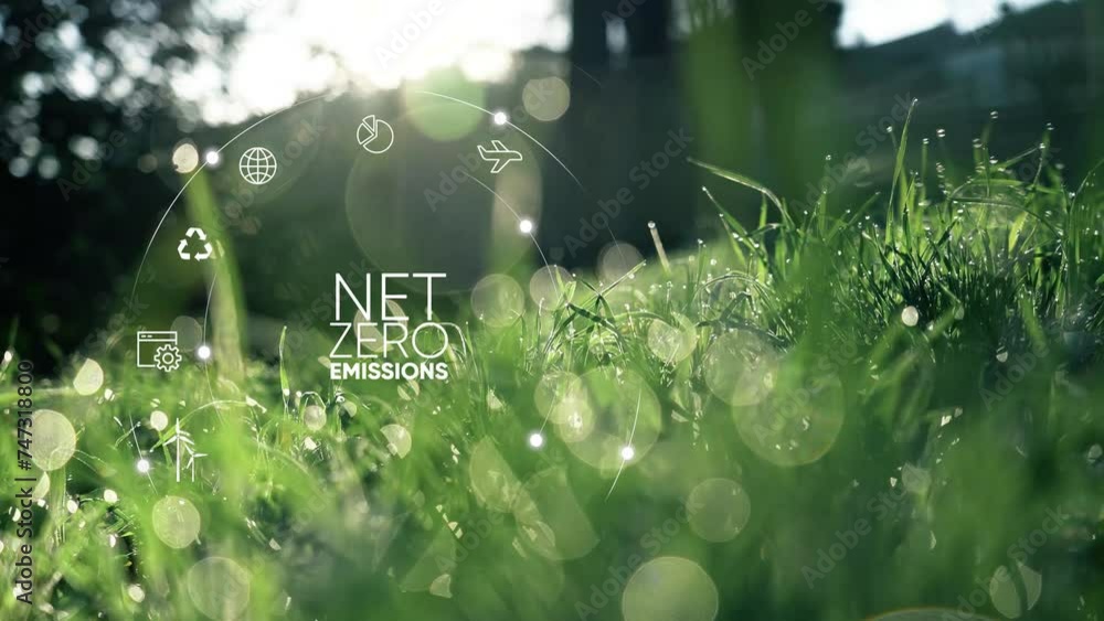 Net zero 2050. Carbon neutral concept. Net zero greenhouse gas ...