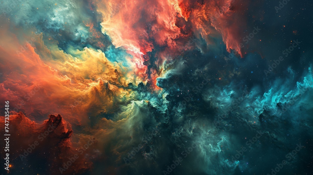Space galaxy wallpaper. nebula wallpaper. Beautiful cosmic Outer Space ...