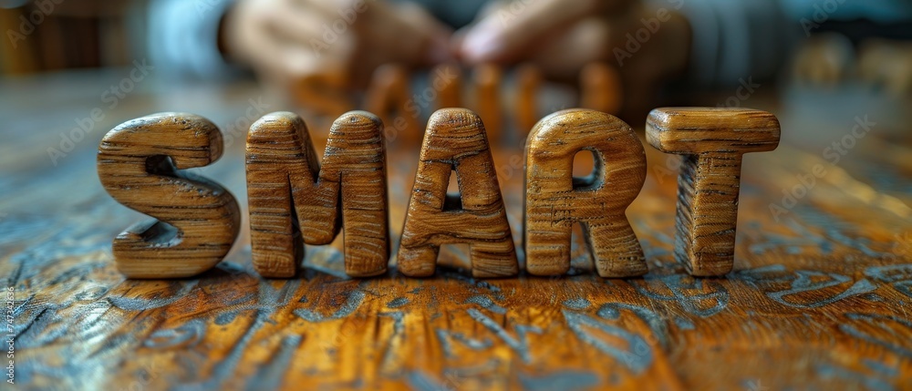 Handwritten Smart word letter with handwriting definition for smart ...