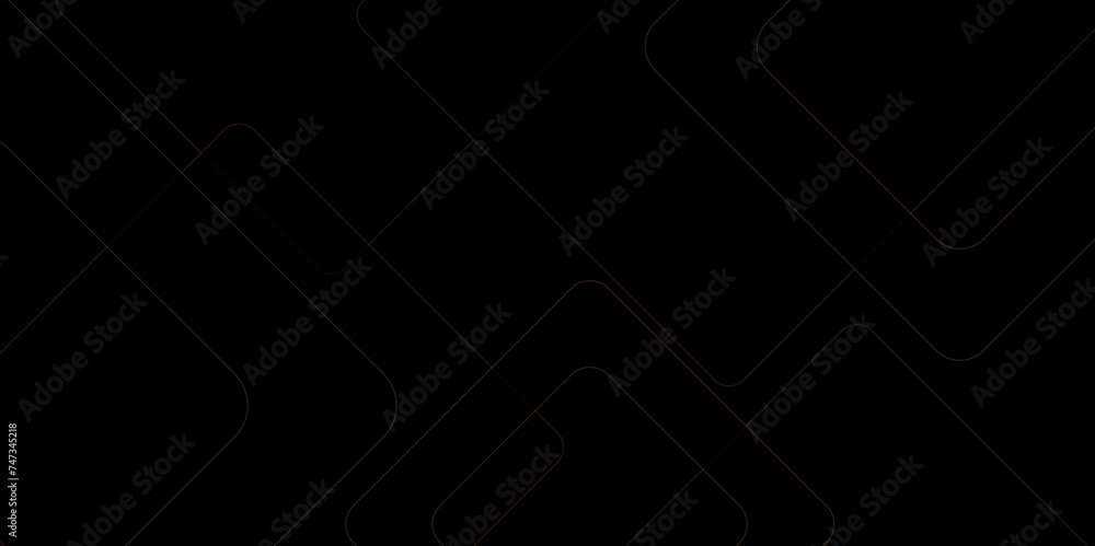 Black color square pattern on banner with shadow. Abstract black and ...