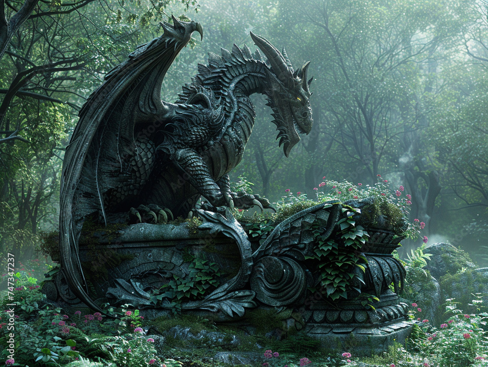 In the heart of an enchanted forest, sorcery awakens mythical creatures ...