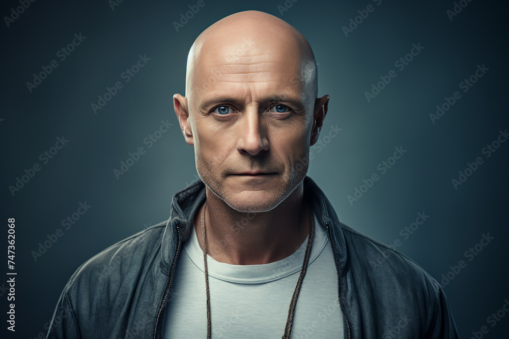 Picture of male cancer patient fighting with cancer created with ...