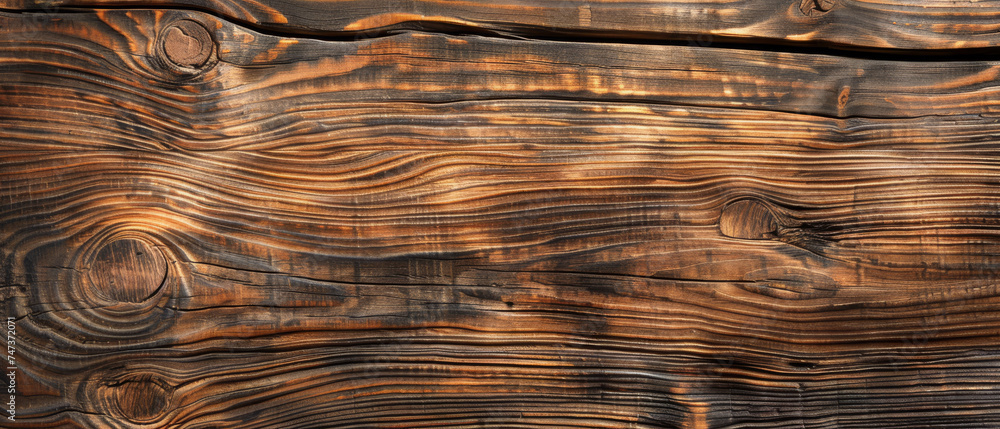 Twisted grains and burnt patterns add an enigmatic touch to this warm ...