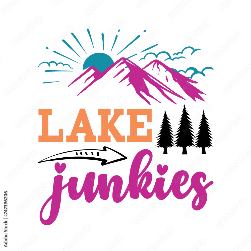 Lake Quotes Stickers SVG Bundle,Lake Quotes Stickers,Lake Stickers ...