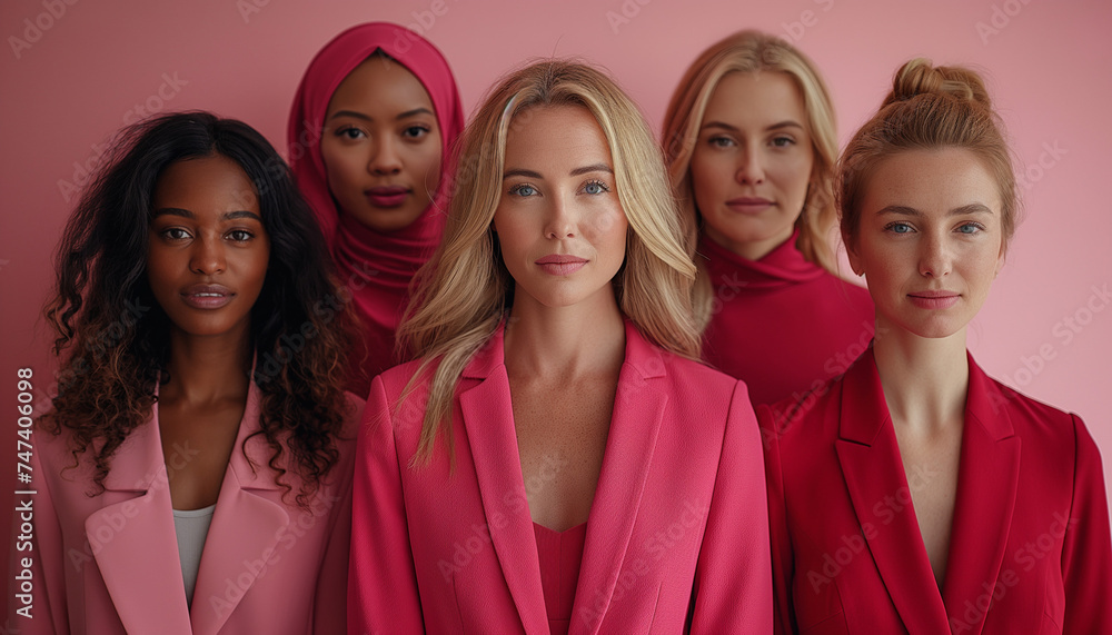 Group photo of women in leadership positions from different ethnic ...