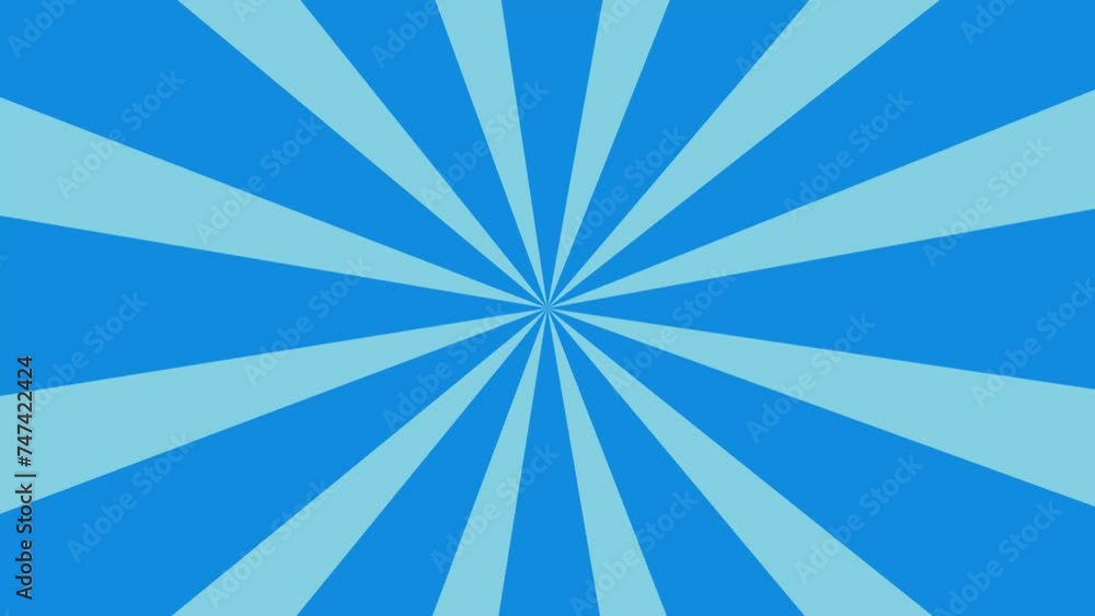 Cartoon and comic background blue animation loop. Stock Video | Adobe Stock