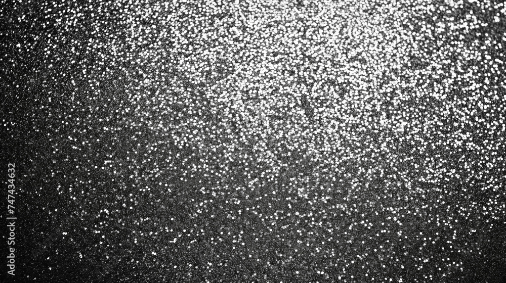 Monochrome Magic: High-Resolution Silver Glitter Texture Spread Across ...