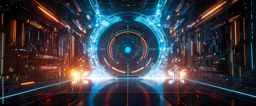 Neon Dark HUD: Global Technology Complexity Graphs and Analytical ...