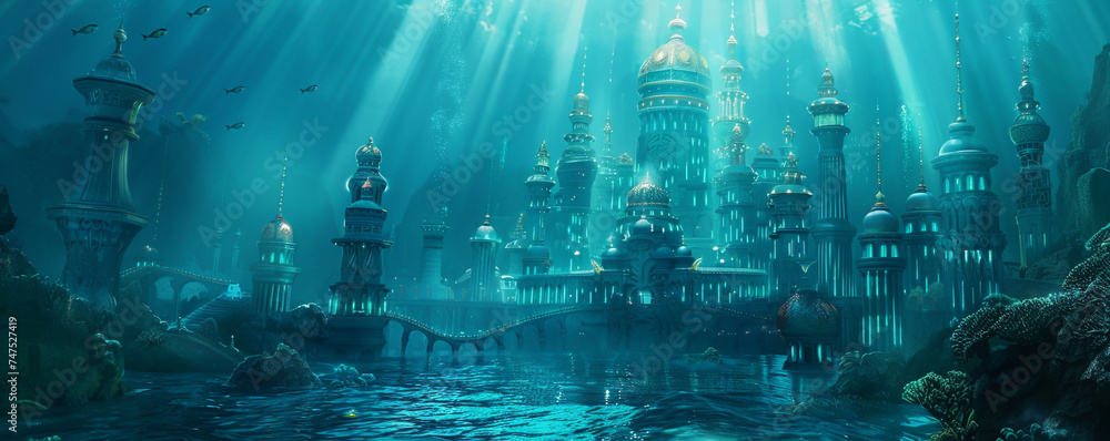 An Atlantis themed wonderland located in the heart of the oceans abyss ...