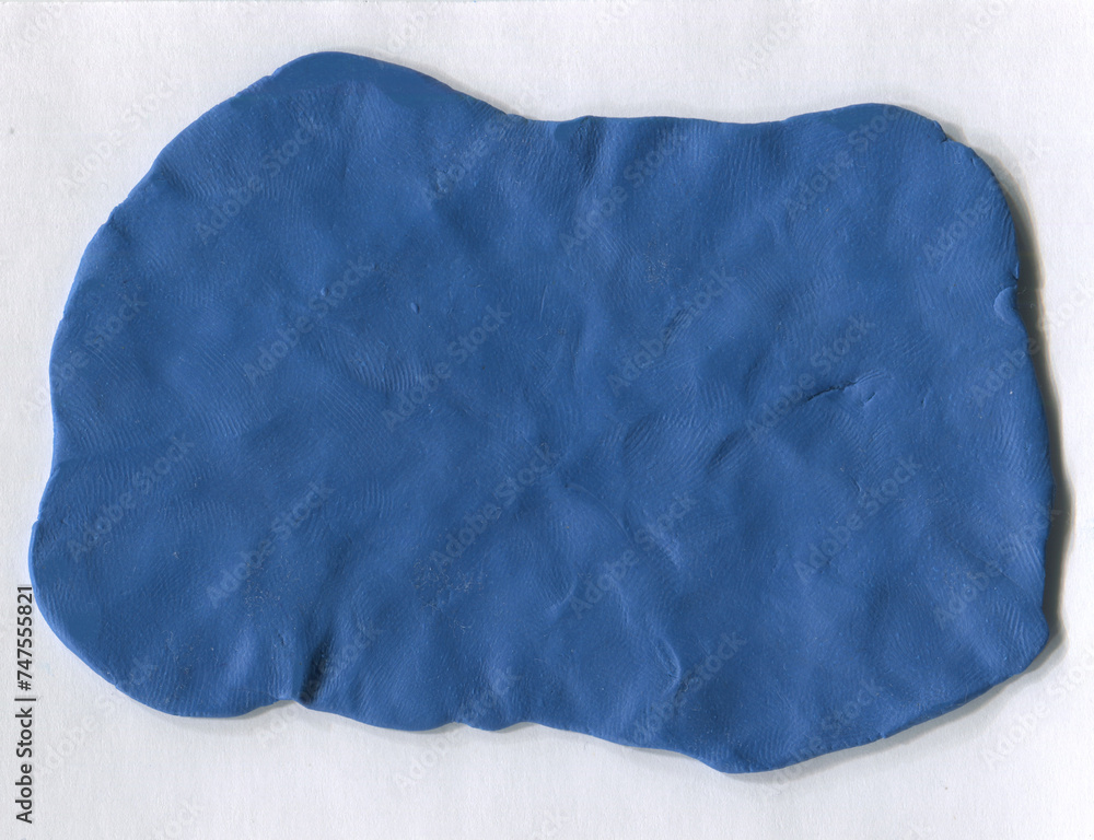 Raw plasticine texture. Ink blue rough playdough textured background ...