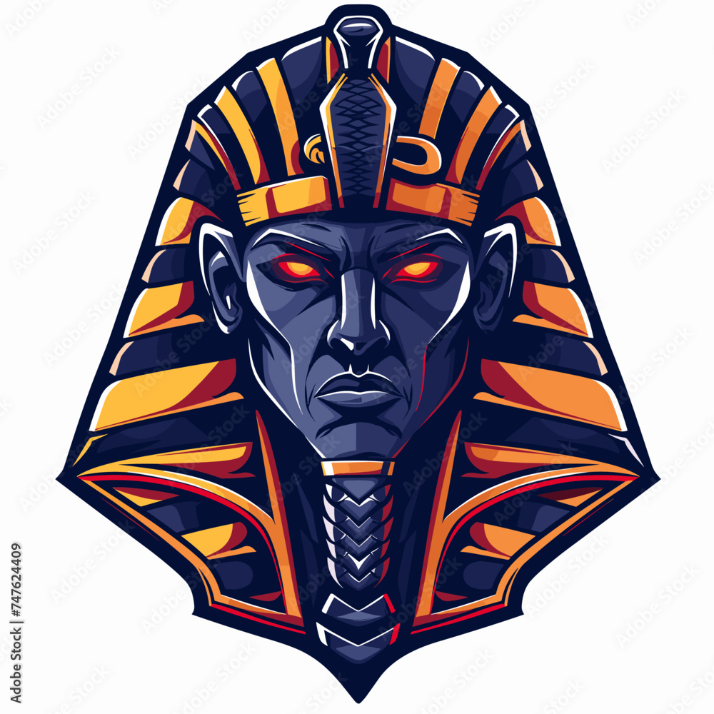 Pharaoh esport vector logotype, logo pharaoh, icon pharaoh, sticker ...