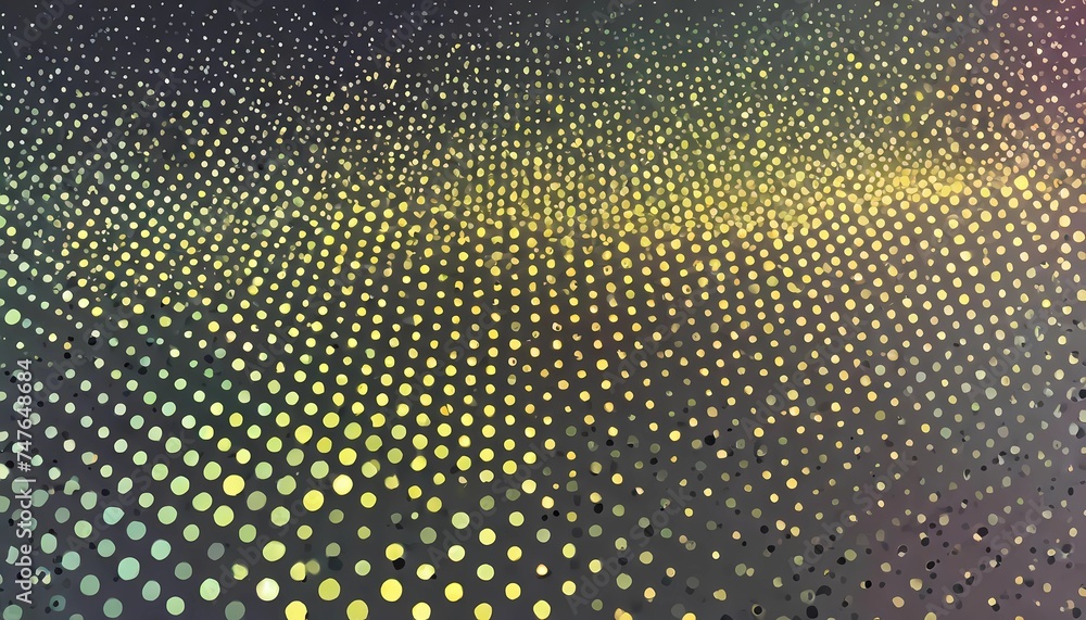 Pattern composed of dots, give a sense of gradient and depth due to the ...