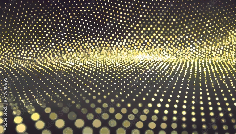 Pattern composed of dots, give a sense of gradient and depth due to the ...