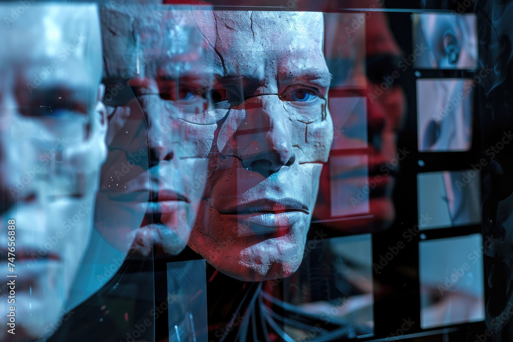 Deep Fakes and Digital Layered Identity, generative ai Stock ...