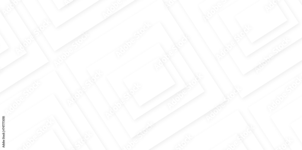Abstract white background with diamond and triangle shape in modern pattern design. Mode and ...