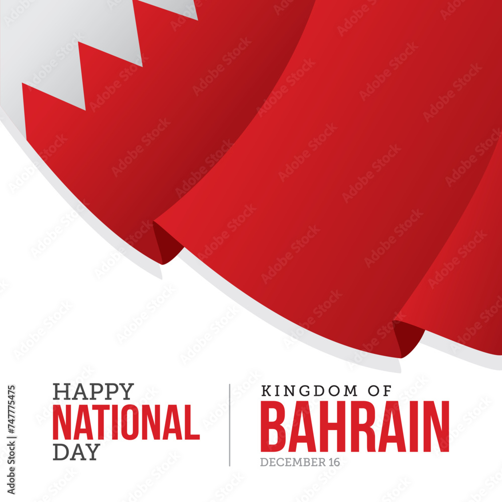 Bahrain national day vector illustration. Bahrain Day themes design ...