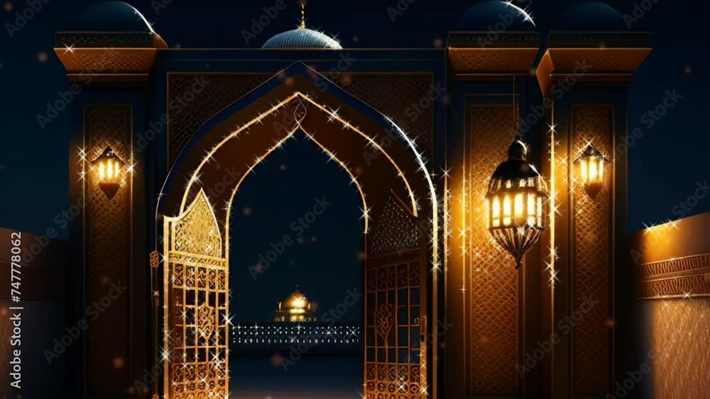 islamic background animation, Ramadhan Kareem greetings, Ramadan ...