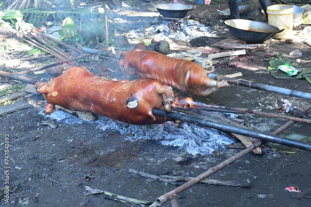 Lechon Baboy, Roasted Pig Stock Photo | Adobe Stock