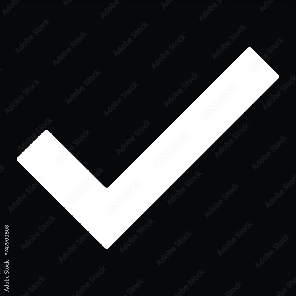 Tick mark symbol.Check mark icon. Simple check mark. Quality sign icon ...