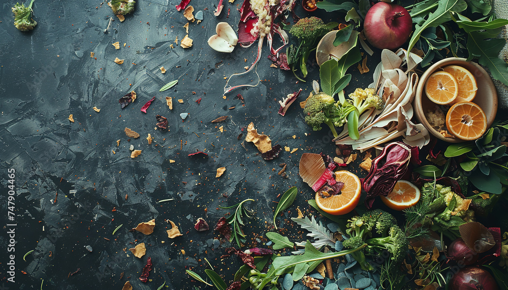 Image of food waste generated from a household - showing the need for ...