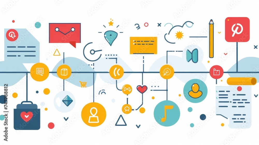 Create a simple and effective infographic illustrating the key stages ...