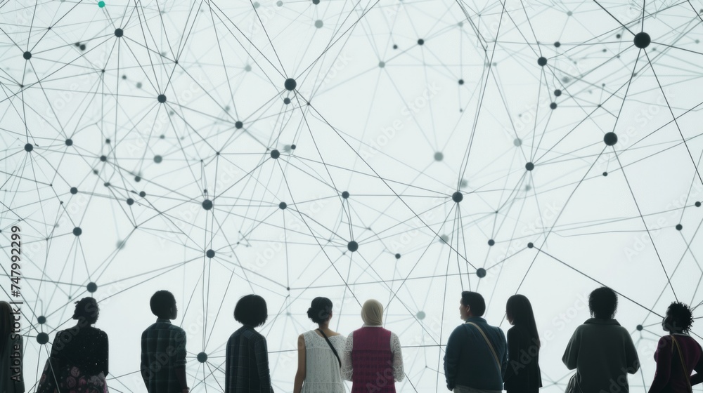 Design an image featuring a group of people from different backgrounds ...