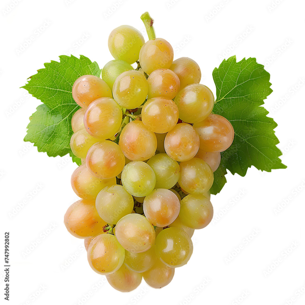White grapes PNG. Centennial grapes isolated. Table grape of Centennial ...
