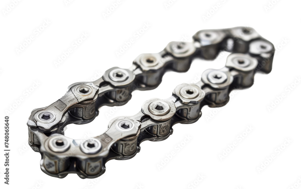 Exploring the Cycling Chain Tool On Transparent Background. Stock Photo ...
