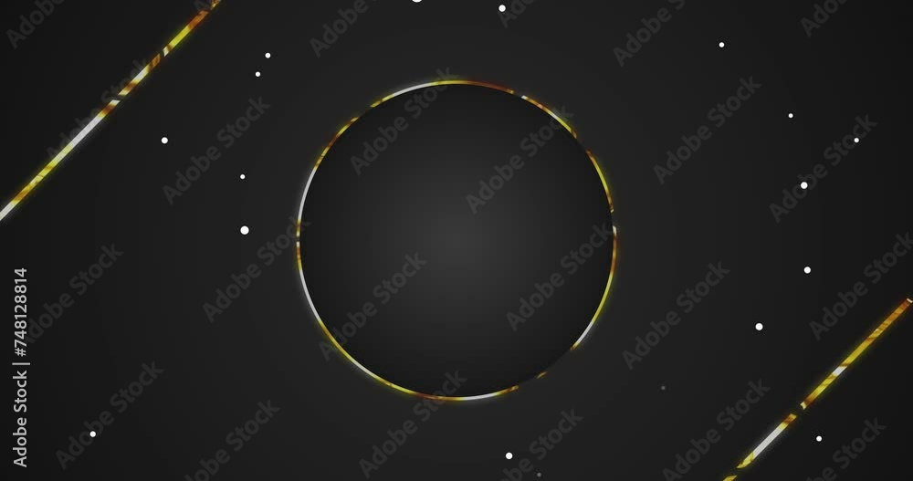 4K Luxury Oscar awards ceremony hosting title screen background ...