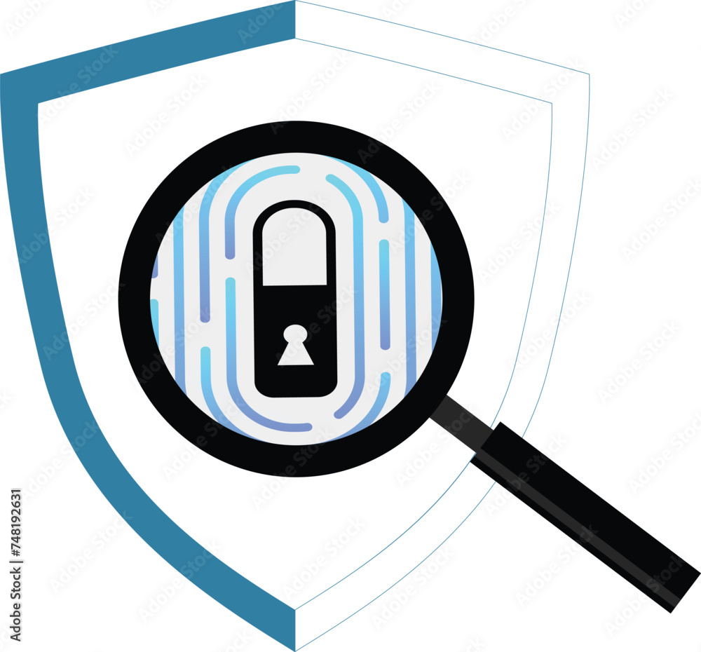 Protect logo, Shield logo, Magnifying logo, Lock logo, Secure logo ...