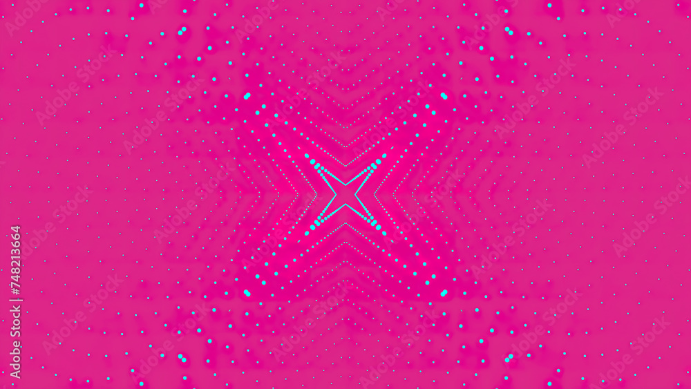 Animation of moving dots in tunnel effect pattern. Animation. Dots move ...