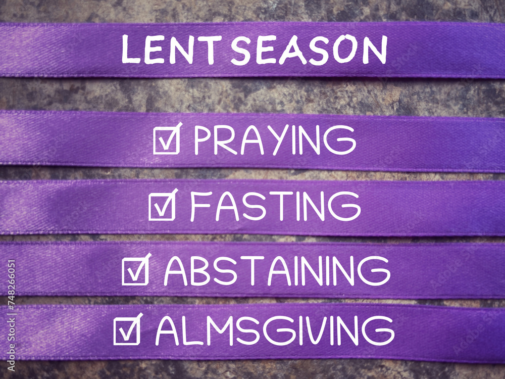 Christianity concept about Ash Wednesday, Good Friday, Lent Season and ...