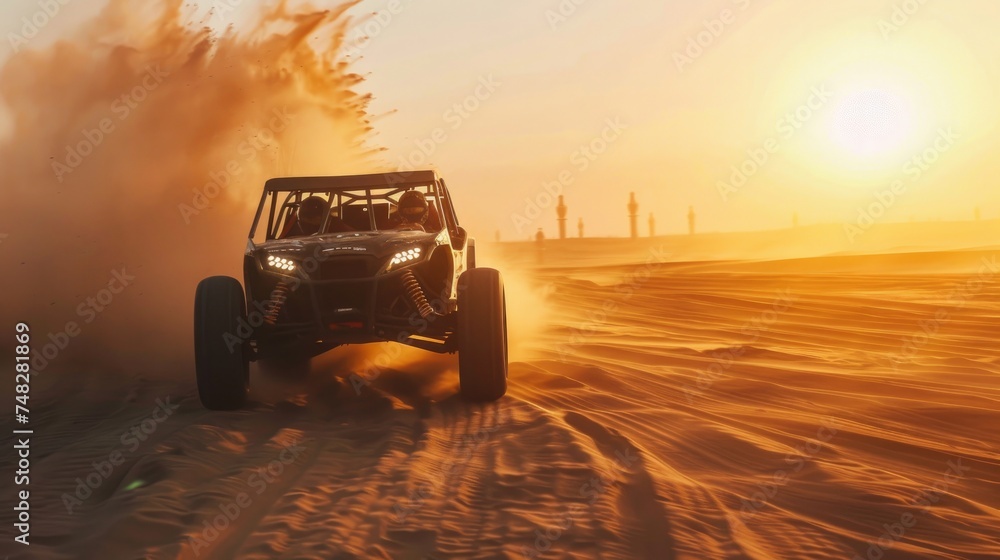 Enjoy an off-road buggy desert safari race in Dubai, UAE, exploring the ...