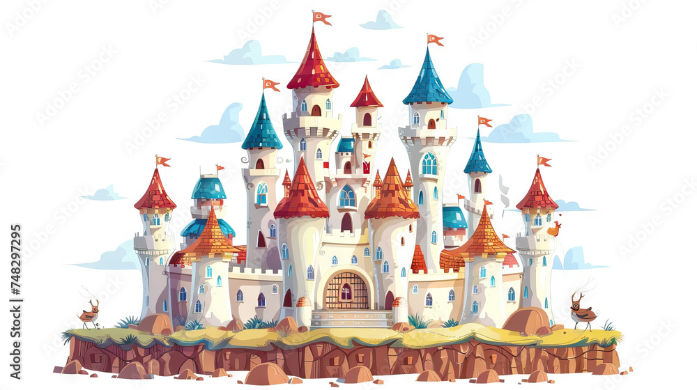 Fantasy Castle Banner: Magical Castle Banner for Kids' Parties ...