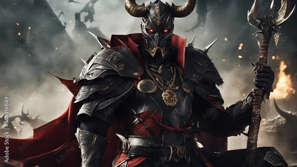 dragon demon in the night A heroic devil demon warrior, who fights for the freedom of the ...