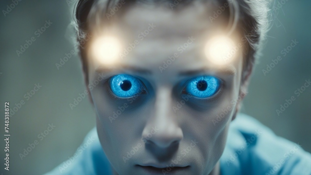 A pair of eyes that belong to a demon who has been corrupted by a virus ...