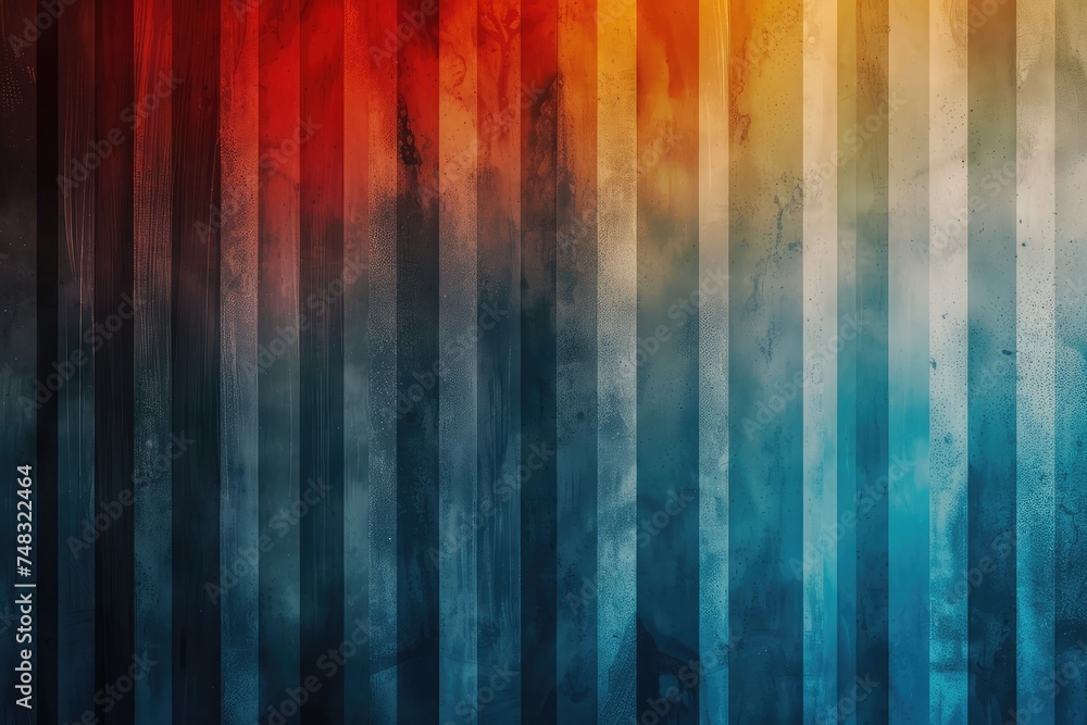 Climate Bands Pattern, Rainbow Texture, Coloured Stripes from Blue to ...