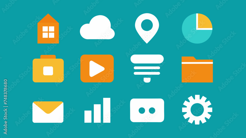 Icon Set Basic Shop. Shopping store logo. Online Shop Logo Design ...